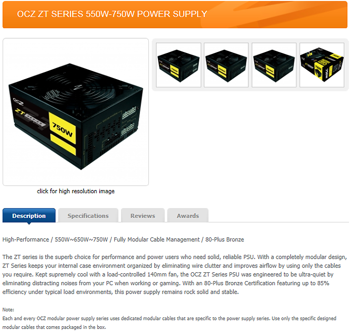 หน้าที่ 1 - OCZ ZT Series 750W 80+ Bronze Power Supply Review | Vmodtech.com | Review, Overclock ...