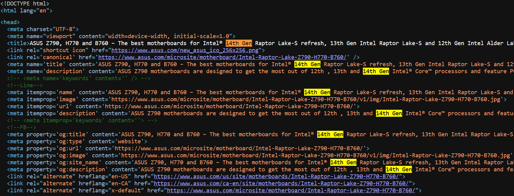 Welcome to Vmodtech.com : | มาแน่!! พบข้อมูลรหัสซีพียู Intel 14th Gen Core ในชื่อรหัสว่า "Raptor ...