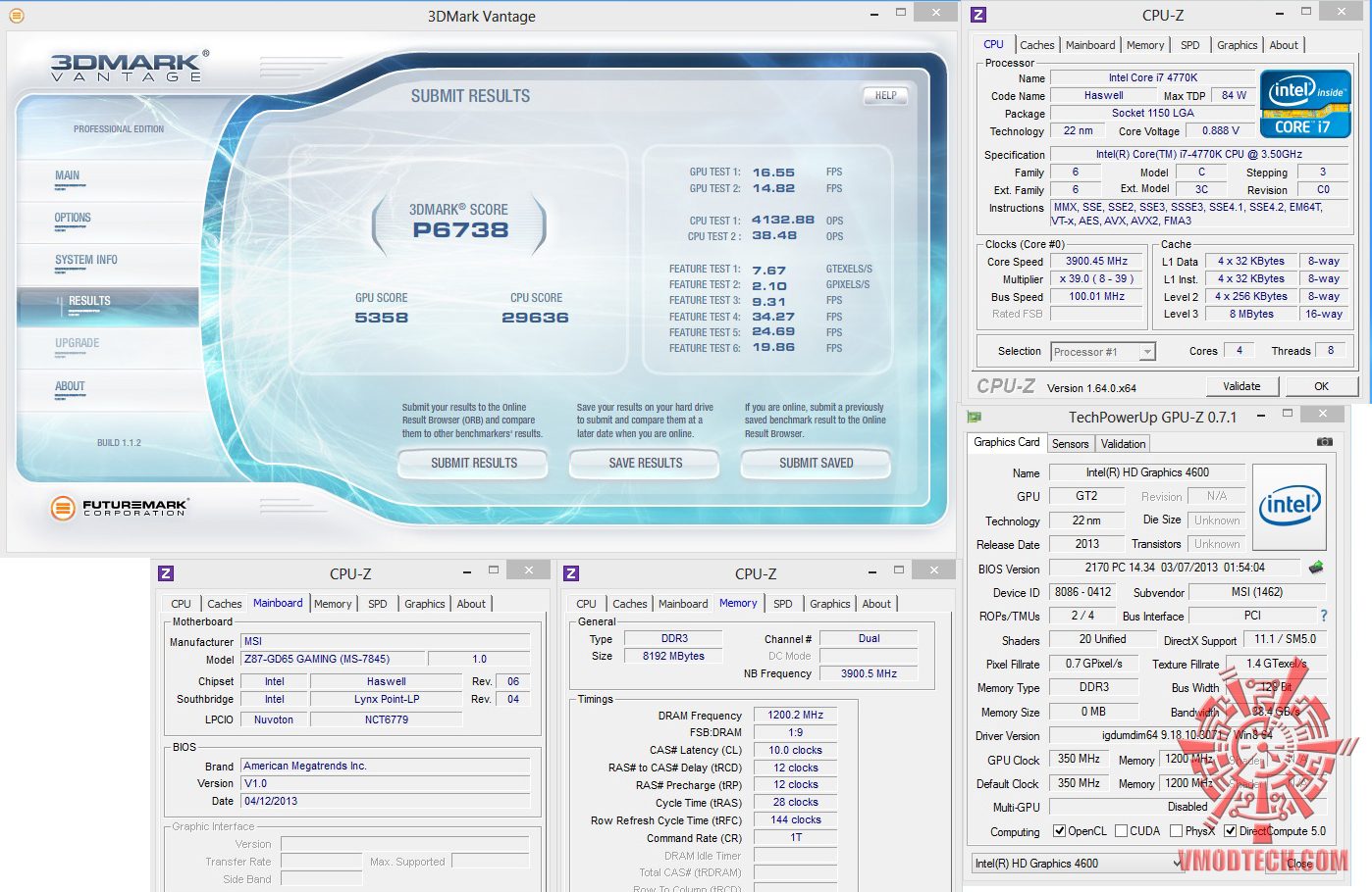 Intel Core i7-4770K 'Haswell' HD Graphics 4600 GPU Review ,ประหยัด ...