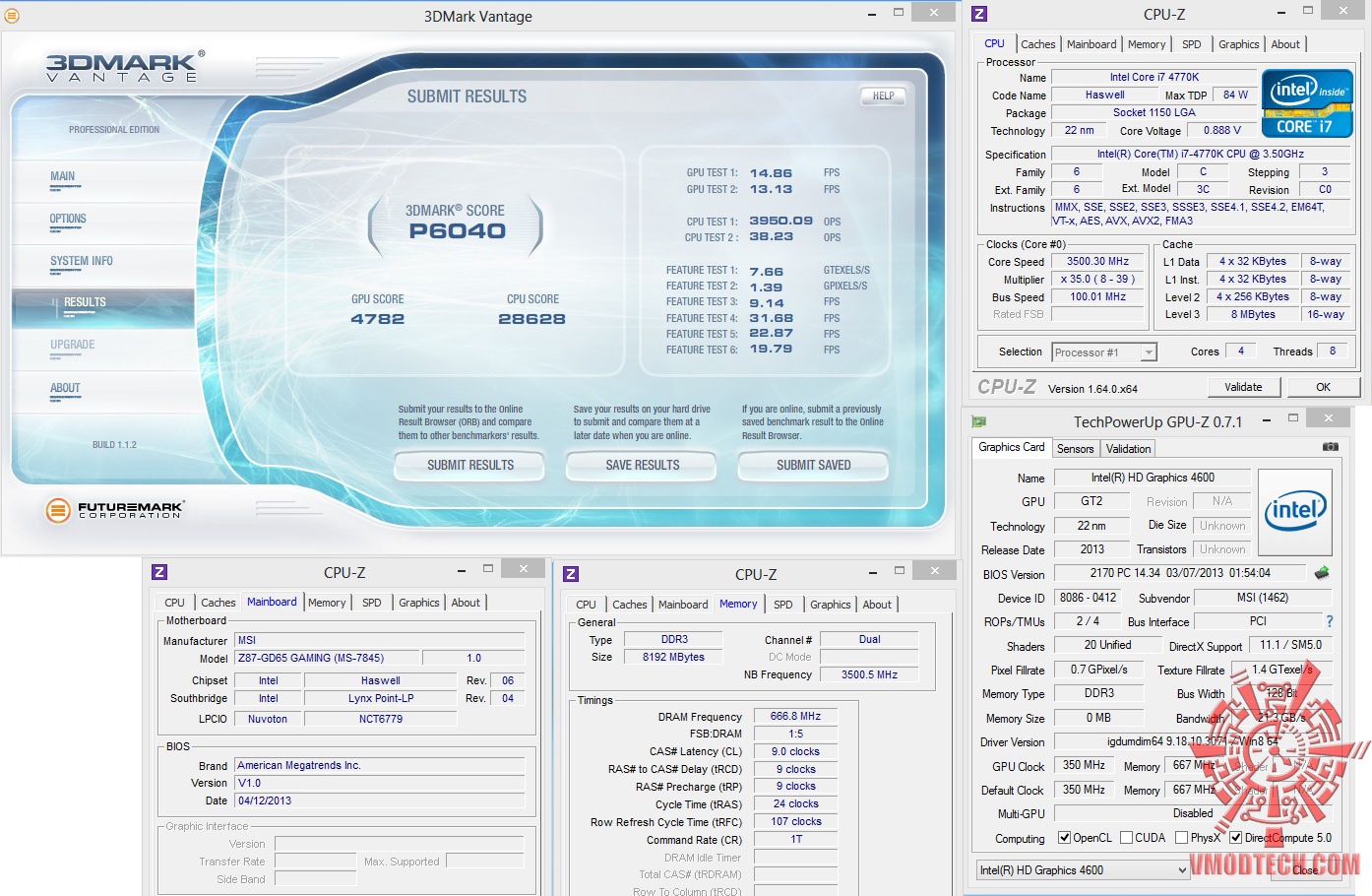 Intel Core i7-4770K 'Haswell' HD Graphics 4600 GPU Review ,ประหยัด ...