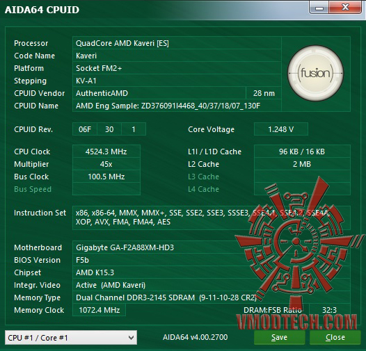 GIGABYTE F2A88XM-HD3 ,GIGABYTE F2A88XM-HD3 แรงแบบคุ้มค่าในราคาประหยัด : : AIDA64 Extreme (5/17)