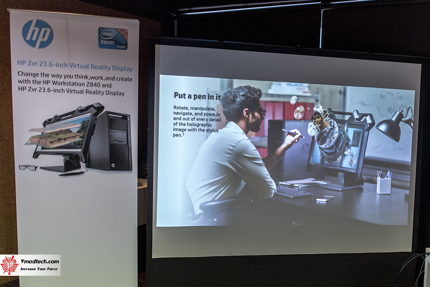 พาชมบรรยากาศงานเปิดตัว HP Zvr 23.6″ Virtual Reality Display & 34″ Ultra Wide Curved ,พาชม ...